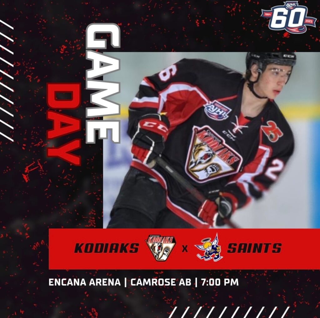 Kodiaks Host Saints Tonight in Preseason Action. | Camrose Kodiaks