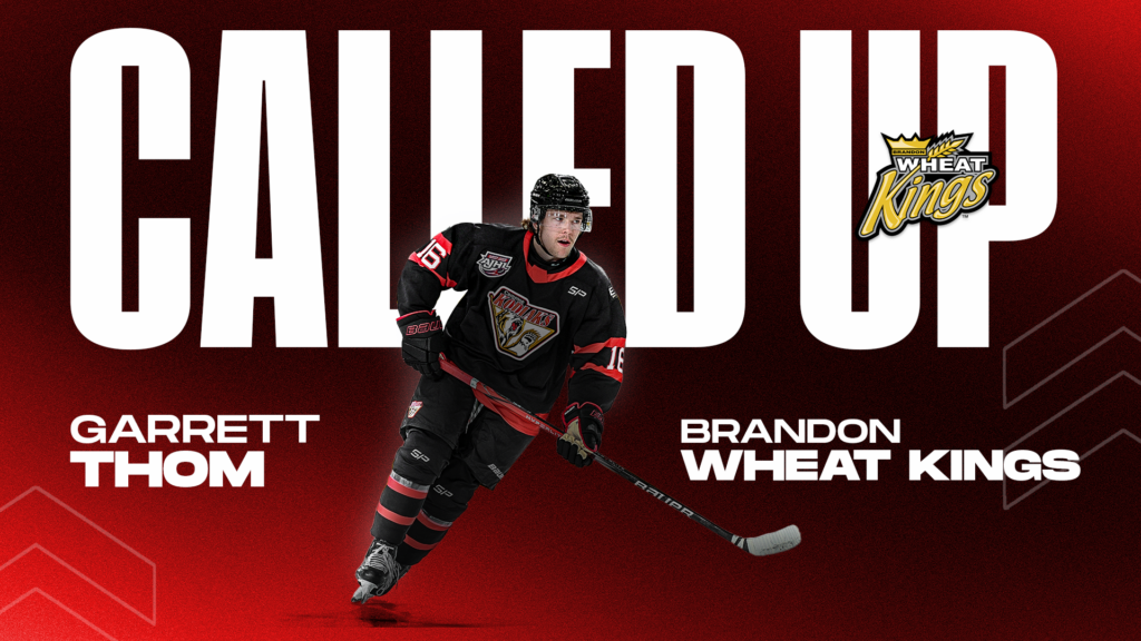 Garrett Thom Called Up to Brandon | Camrose Kodiaks