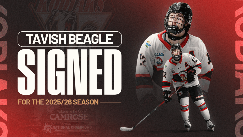 Kodiaks Sign Forward Tavish Beagle for 2025/26 Season | Camrose Kodiaks