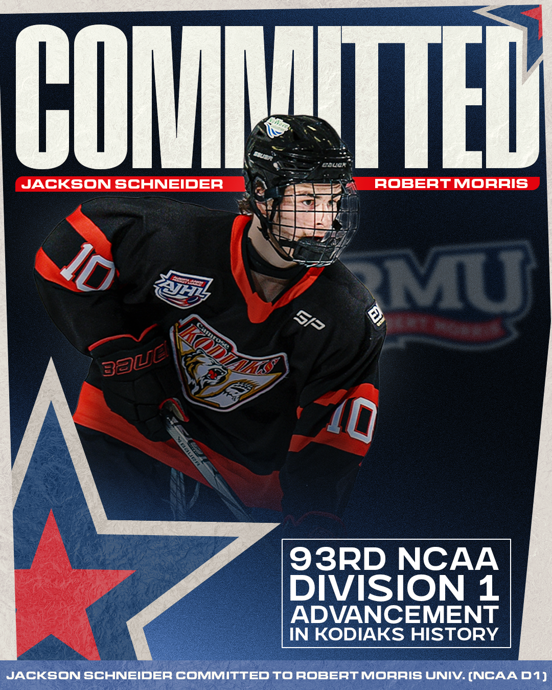 Schneider Commits to Robert Morris University NCAA Division 1 | Camrose ...